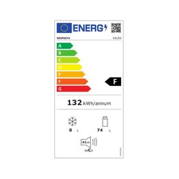 respekta Economy Schrankk&uuml;che mit Glaskeramikkochfeld - 104x67x193cm - braun -