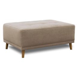 Domo Hocker &raquo;Helsingborg&laquo; - 104x73x44cm - braun - Polyester / Holz / Vlies