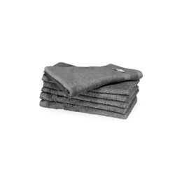 Tchibo - Sch&ouml;ner WOHNEN-Kollektion 6 G&auml;stehandt&uuml;cher &raquo;Cuddly&laquo; - anthrazit