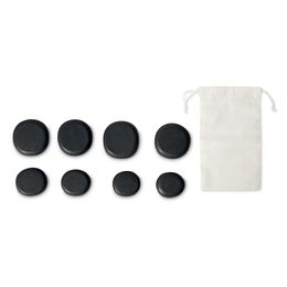 Tchibo - Hot-Stones-Massageset - schwarz