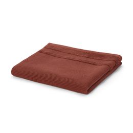 Tchibo - Premium-Waffelpiqu&eacute;-Badetuch - rotbraun