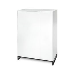 Tchibo - Schuh-und-Kleiderschrank - 89x50,5x132,5cm - schwarz -