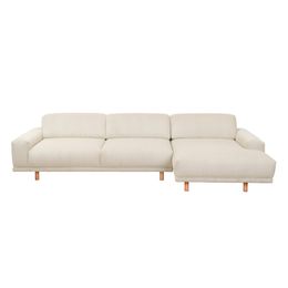 Tchibo - Ecksofa &raquo;Penelope&laquo; - 283x133x68cm - braun - Polyester / Buchenholz / Holz