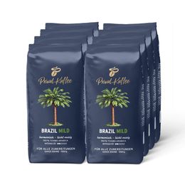 Tchibo - Privat Kaffee Brazil Mild - 8 x 1 kg Ganze Bohne - Intensit&auml;t: 2/6