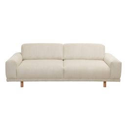 Tchibo - Sofa 2 - 202x92x70cm - braun - Polyester / Buchenholz / Holz