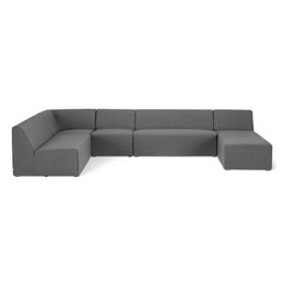 Tchibo - Modulare Premium-Lounge-Ecke mit Sunbrella -Stoff - 2x85x65cm - grau - Aluminium / Acryl / Polyurethan