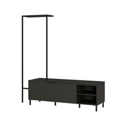 Tchibo - Garderobe - 158x47x171cm - schwarz - Holz / Metall