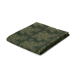 Tchibo - Jacquard-Tischdecke - dunkelgr&uuml;n