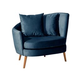 Tchibo - Sessel &raquo;Miranda&laquo; - 106x83x88cm - dunkelblau -