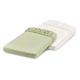 Tchibo - 2 Kleinkinder-Spannbettlaken - creme