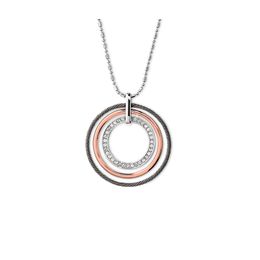Tchibo - Kette veredelt mit Kristallen von Swarovski - silber