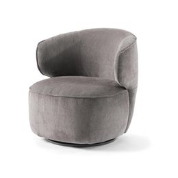 Tchibo - Sessel mit Drehfunktion - 76x80x75cm - grau - Polyester