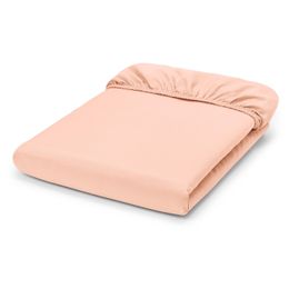 Tchibo - Jersey-Spannbettlaken - ros&eacute;
