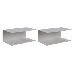 Tchibo - Wandregal &raquo;Joliet&laquo; - 35x20x14cm - wei&szlig; -