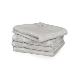 Tchibo - Sch&ouml;ner WOHNEN-Kollektion 4 Handt&uuml;cher &raquo;Cuddly&laquo; - hellgrau