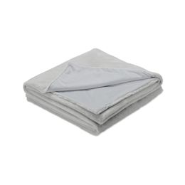 Tchibo - Premium-Kuscheldecke aus Kunstfell - hellgrau
