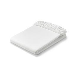 Tchibo - Jersey-Spannbettlaken - offwhite
