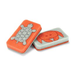 Tchibo - 2 Reinigungsschw&auml;mme - orange