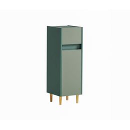 Tchibo - Kommode &raquo;Lovis&laquo; - 30x33x90,5cm - braun - Holz / Metall / Eschen-Massivholz