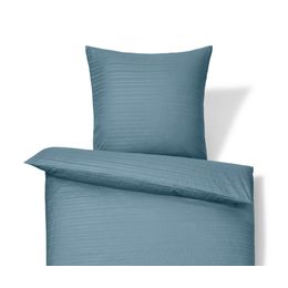 Tchibo - Seersucker-Bettw&auml;sche - blau