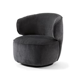 Tchibo - Sessel mit Drehfunktion - 76x80x75cm - anthrazit - Polyester