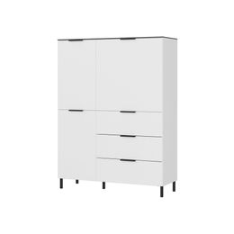 Tchibo - Highboard &raquo;California&laquo; - 109x40x146cm - schwarz - Holz / Metall
