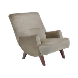 Tchibo - Sessel &raquo;Borano&laquo; - 71x101x80cm - nussbaum - Polyester / Buchenholz