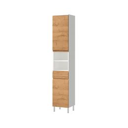 Tchibo - Hochschrank &raquo;Torrance&laquo; - 34x34x190cm - braun - Holz / Holz