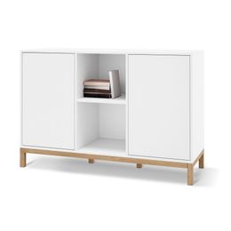 Tchibo - Sideboard - 120x40,5x86cm - braun - Holz / Eichenholz