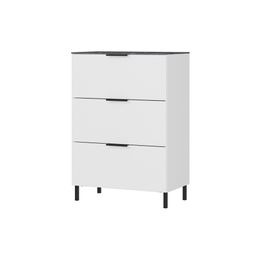 Tchibo - Kommode &raquo;California&laquo; mit Schubladen - 68x40x98cm - schwarz - Holz / Metall