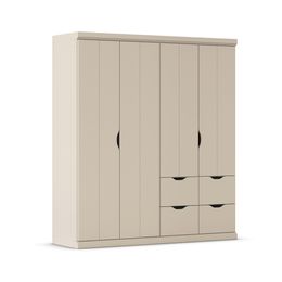 Rauch Kleiderschrank &raquo;Frieda&laquo; - 181x56x203cm - beige - Holz / Holz