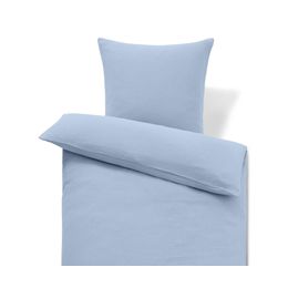 Tchibo - Musselin-Bettw&auml;sche - hellblau