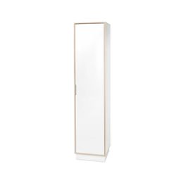 Tchibo - Schmaler Universalschrank - 43x40x185cm - silber - Holz / Aluminium