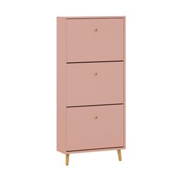 Tchibo - Schuhschrank &raquo;Bjarne&laquo; - 59,8x19,5x131cm - apricot - Holz / Eichenholz / Metall