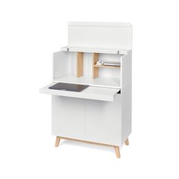 Tchibo - Officeschrank - 80x40x106cm - braun - Holz / Echtholzfurnier / Eschen-Massivholz