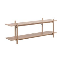 Tchibo - Offenes Regal - 150x36,5x54,5cm - braun - Holz / Eichenholz