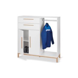 Tchibo - Kommode &raquo;Eklund&laquo; mit Ankleide - 120x42x122cm - braun - Holz / Eichenholz / Metall