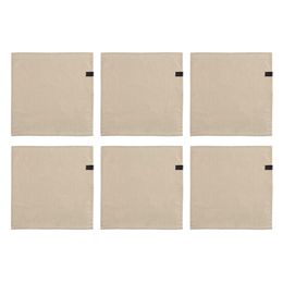 Tchibo - Sch&ouml;ner Wohnen - Kollektion Servietten 6er-Set - braun