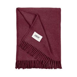 Tchibo - Sch&ouml;ner WOHNEN-Kollektion Wohndecke &raquo;Basics&laquo; - pflaume