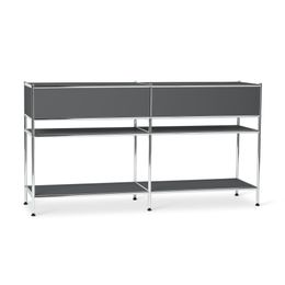 Tchibo - Konsole Metall &raquo;Cn3&laquo; mit 2 Schubladen - 152x40x82cm - chrom - Metall / Stahl / Aluminium