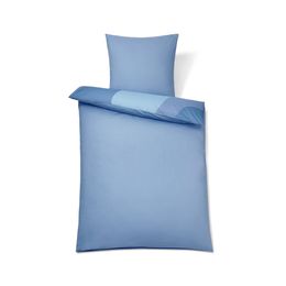 Tchibo - Premium-Baumwoll-Bettw&auml;sche - blau
