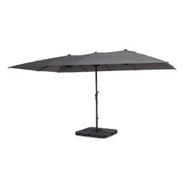 Leco Doppel-Sonnenschirm* - 158x16x45cm - anthrazit -
