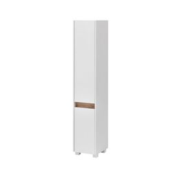 Tchibo - Hochschrank &raquo;Cosmo&laquo; - 169x34,5x9,5cm - braun - Holz / Metall / Kunststoff