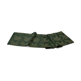 Tchibo - Jacquard-Tischl&auml;ufer - gr&uuml;n
