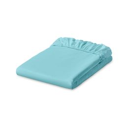 Tchibo - Jersey-Spannbettlaken - blau