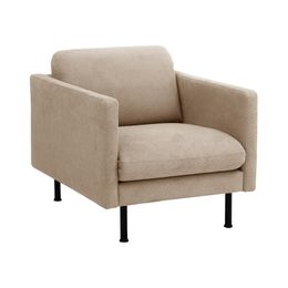 Max Winzer -Sessel &raquo;Nathan&laquo; - 76x89x78cm - schwarz - Polyester / Polyamid / Holz