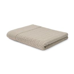 Vestio-Jacquard-Badetuch - beige