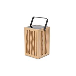 Tchibo - Bambus-Solar-Laterne - 15x15x24cm - schwarz - Bambusholz / Metall / Kunststoff