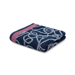 Tchibo - Badetuch im Maritim-Design - dunkelblau