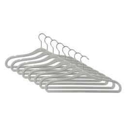 Tchibo - 8 extraschmale Kleiderb&uuml;gel - silber